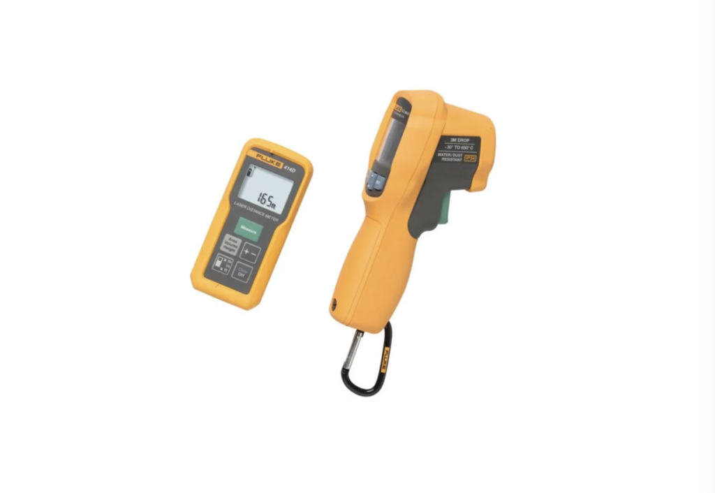 Fluke 414D/62 MAX+ Laser Distance Meter/Infrared Thermometer Combo Kit ...