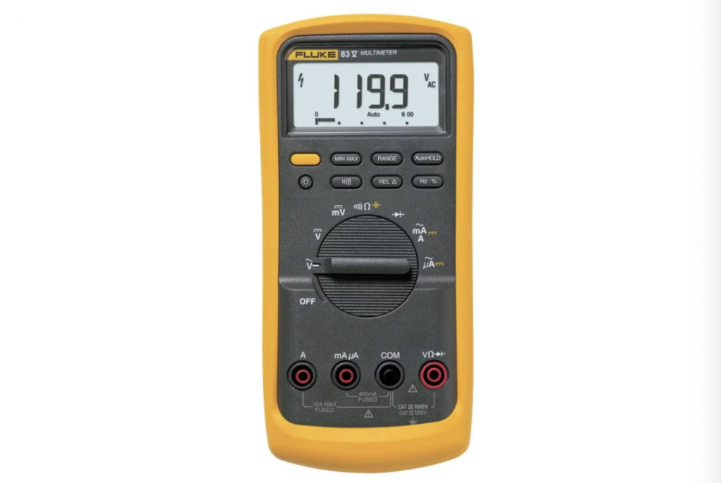 Fluke 83V Average Responding Industrial Multimeter – NA Caltechnologies ...